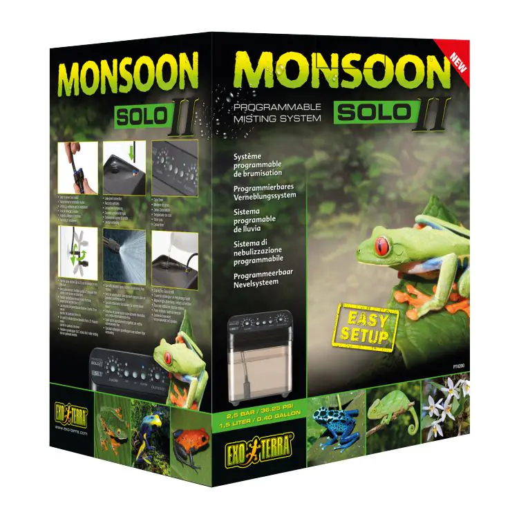 EXO TERRA Monsoon Solo II Programmable Misting System - BlueBarn.Shop