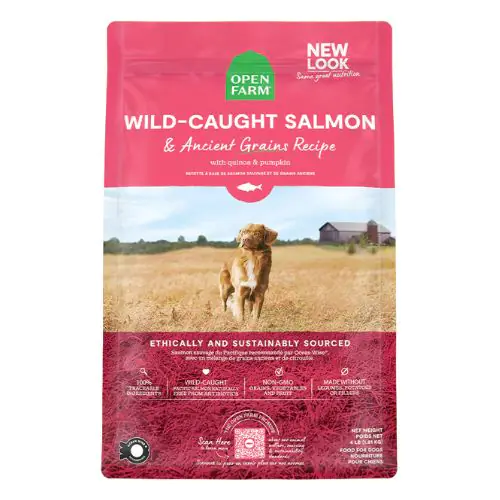 OPEN FARM Wild-Caught Salmon & Ancient Grains Recipe Dry Dog Food ...