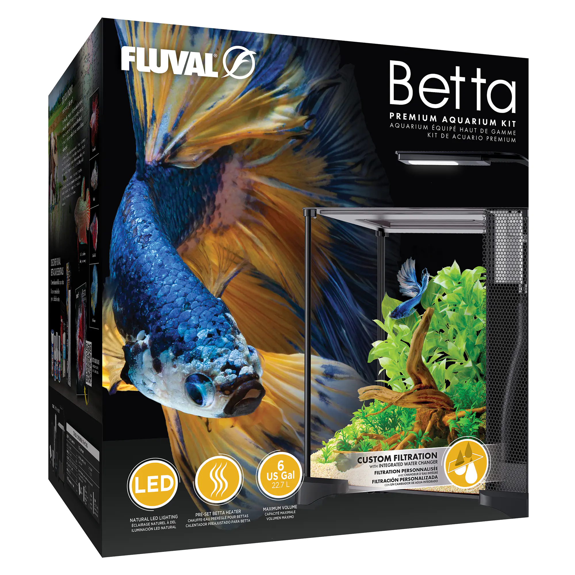FLUVAL Betta Premium Aquarium Kit, 6 gal (20 L) - BlueBarn.Shop