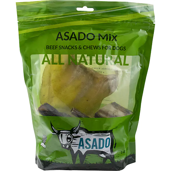 ASADO Mix All-Natural Beef Snacks & Chews Dog Treats, 1 lb (454 g ...